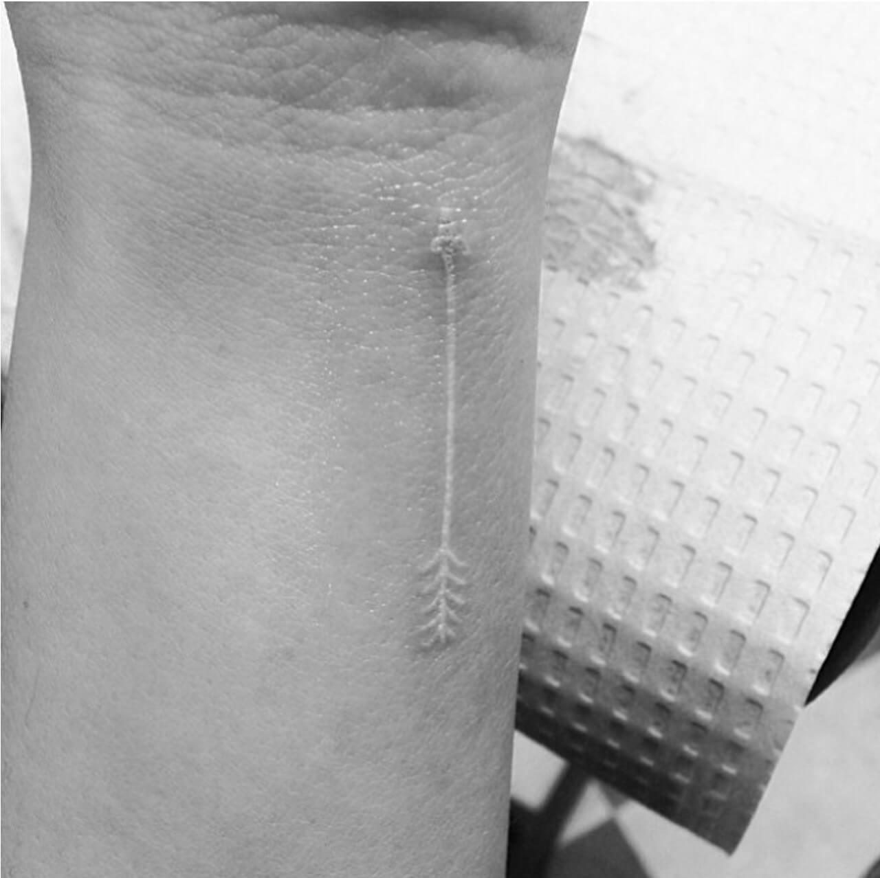 25+ Beautiful White Ink Tattoos That You Will Love It