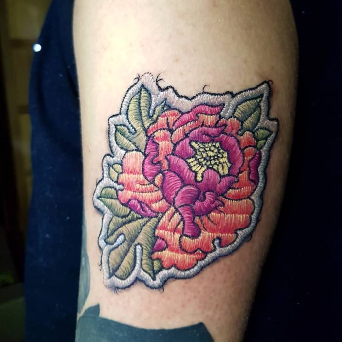 32+ Stunning Embroidery Tattoo Ideas That Even Your Grandmother Will ...