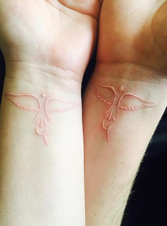 25+ Beautiful White Ink Tattoos That You Will Love It