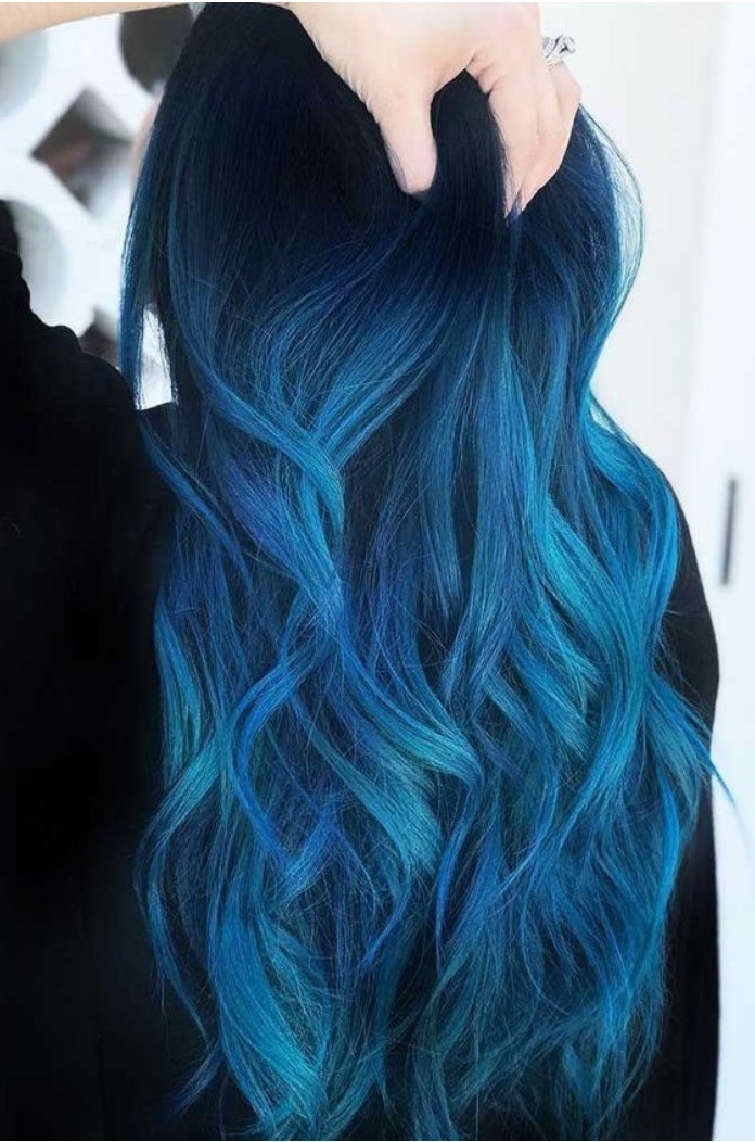15+ Best Blue Hairstyles For a Marine Touch In Your Look
