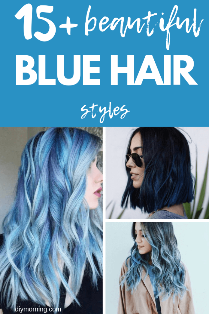 15+ Best Blue Hairstyles For a Marine Touch In Your Look