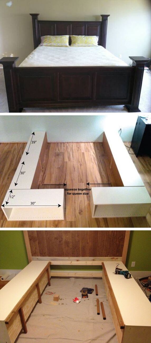 23+ Clever DIY Bed Frame Ideas and Projects You Can Do In A Weekend