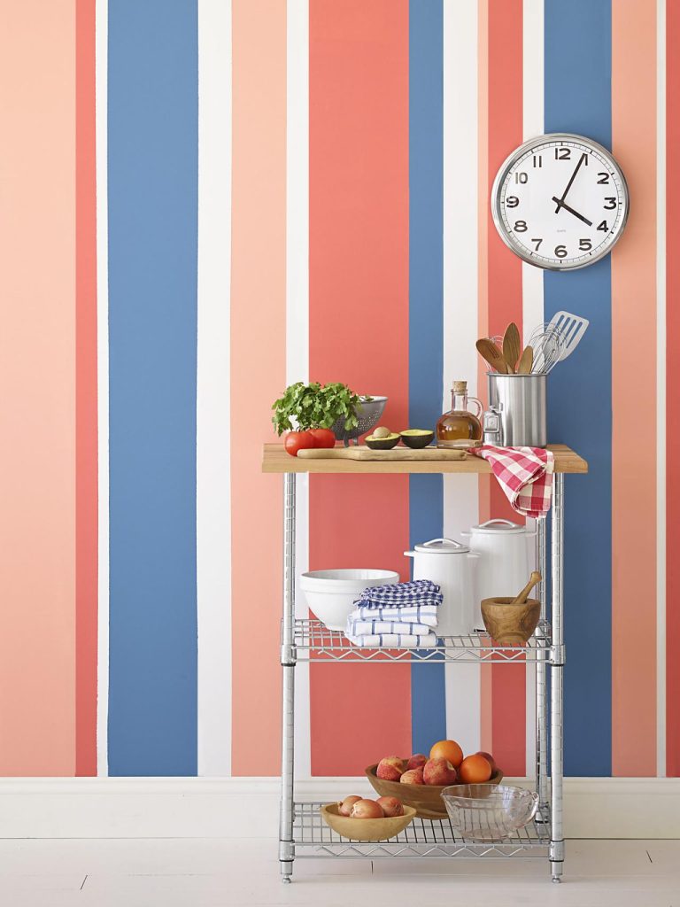 18+ Awesome Striped Wall Design Ideas - Ways To Paint Stripes on a Wall
