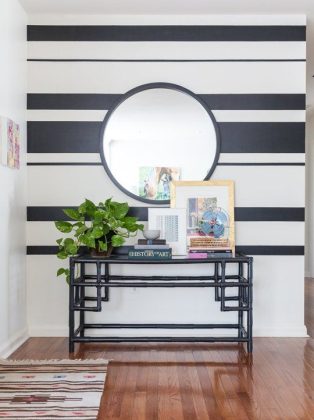18+ Awesome Striped Wall Design Ideas - Ways To Paint Stripes on a Wall