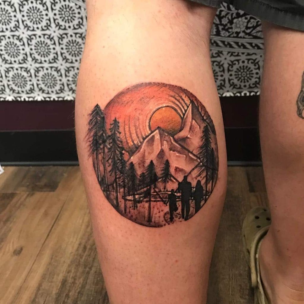 75+ Awesome Hiking Tattoos For Men & Women Who Love The Ourdoors