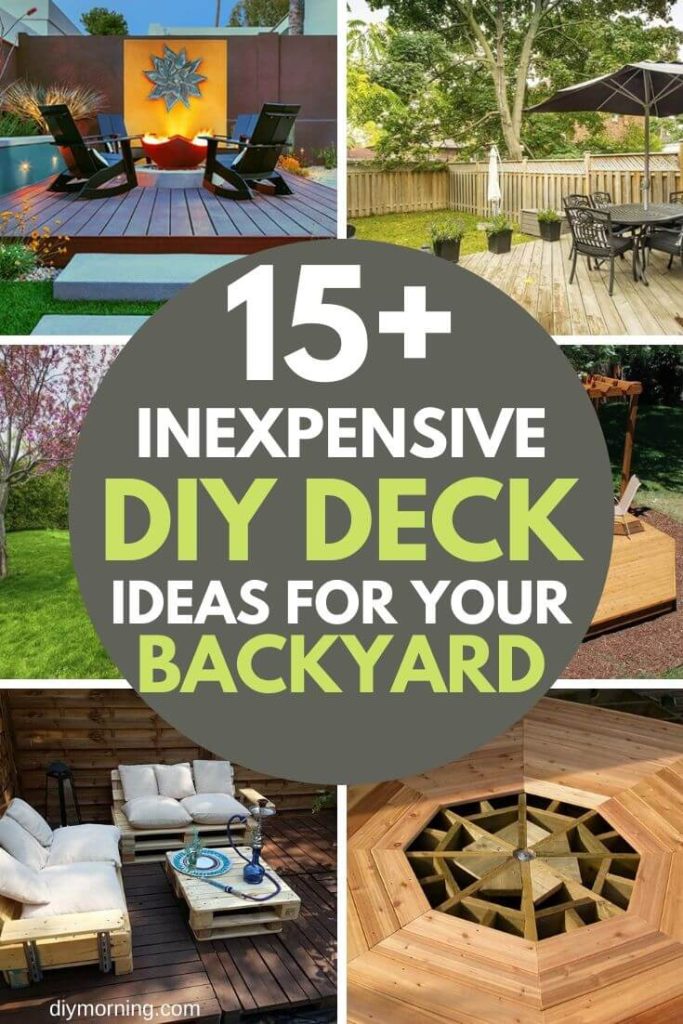 15+ Inexpensive DIY Deck Ideas to Spice Up Your Outdoor Patio