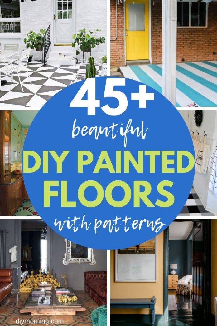 45+ Briiliant Painted Floor Ideas & Designs With Patterns