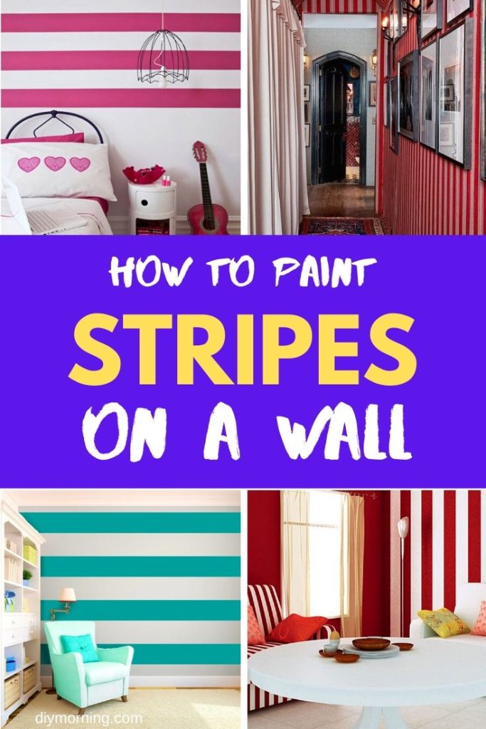 18+ Awesome Striped Wall Design Ideas - Ways To Paint Stripes on a Wall