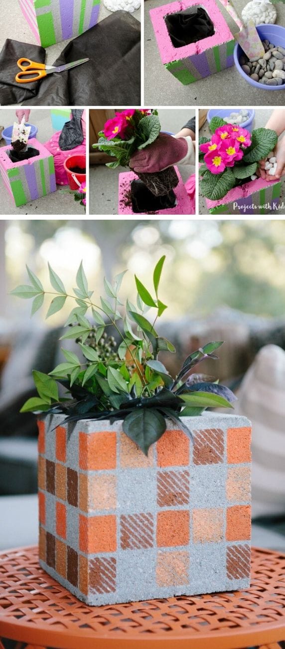 19+ Awesome Ways To Use Cinder Blocks In Your Garden - DIY Morning