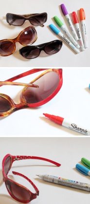 20+ Creative DIY Sunglasses Makeovers - Summer DIY Projects
