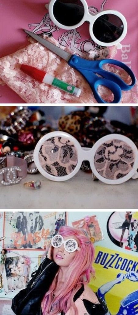 20+ Creative DIY Sunglasses Makeovers - Summer DIY Projects