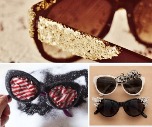 20+ Creative DIY Sunglasses Makeovers - Summer DIY Projects