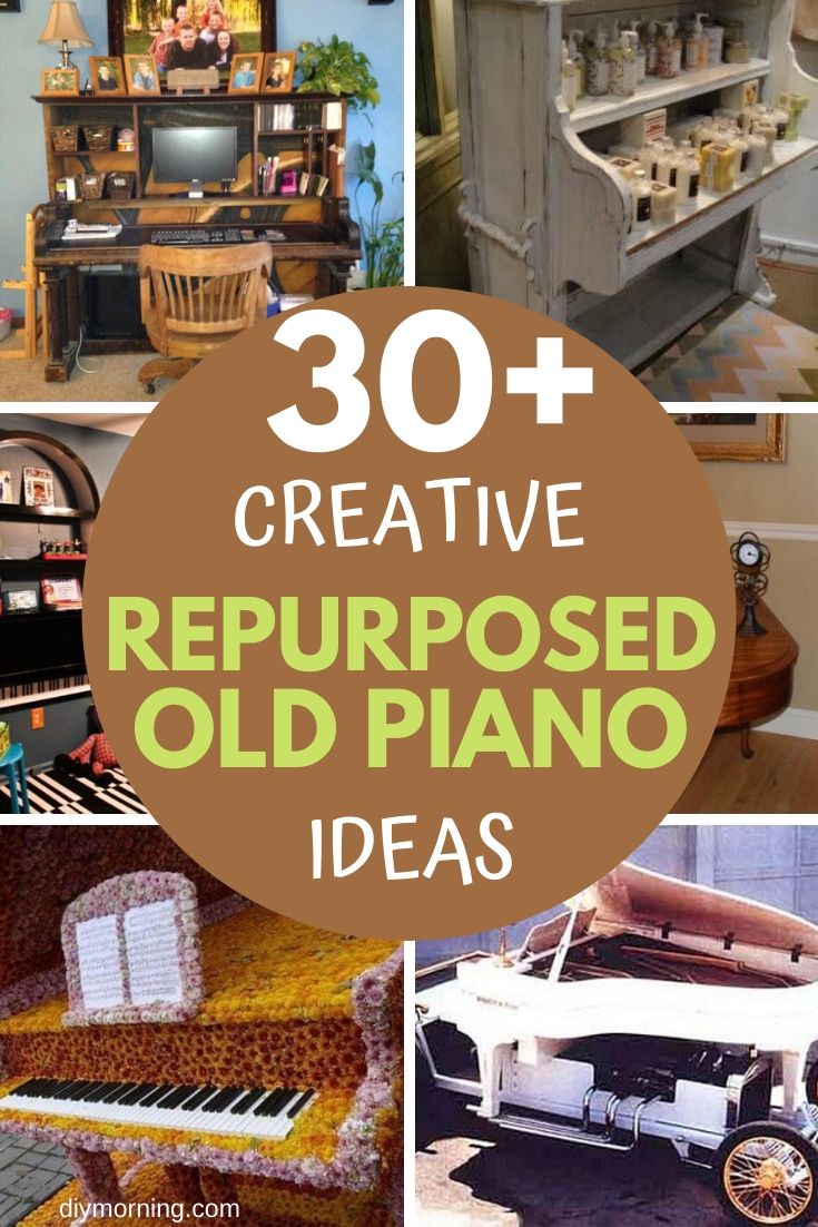 30 Creative Repurposed Old Piano Ideas and Projects - DIY Morning