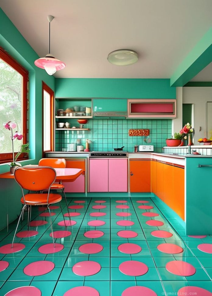 Unique Kitchen Tile Designs: Experiment with Size, Color, and Patterns
