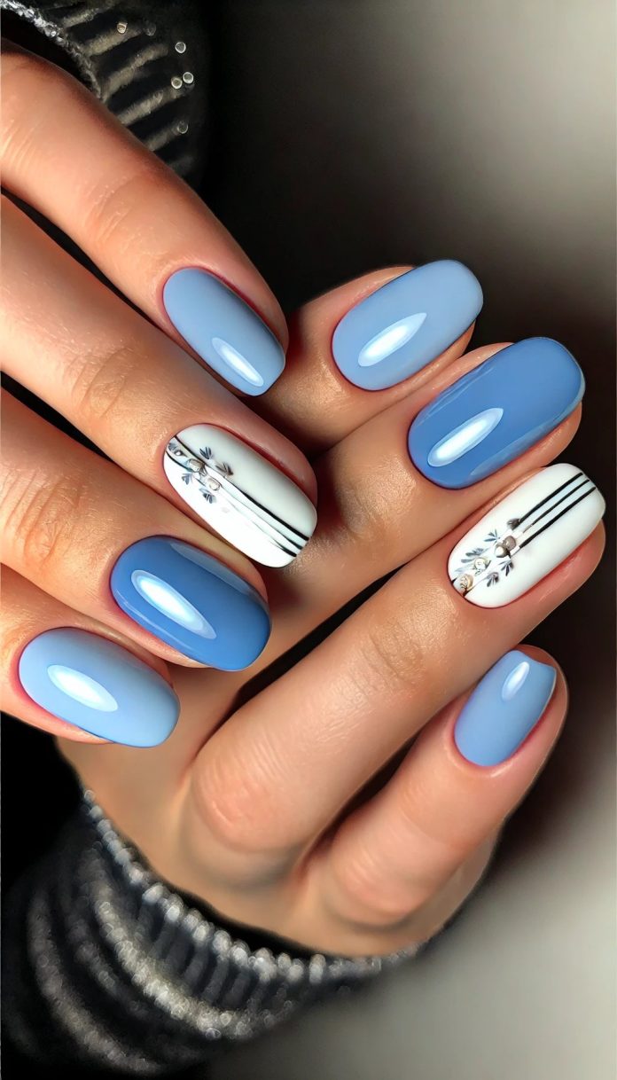 40+ Stunning Blue Nail Designs: Fashionable Ideas for Every Season and ...