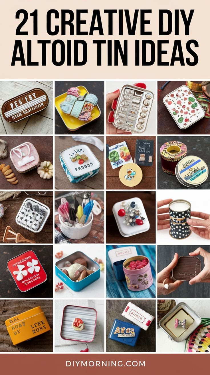 21 Creative DIY Altoid Tin Ideas to Try Today - DIY Morning
