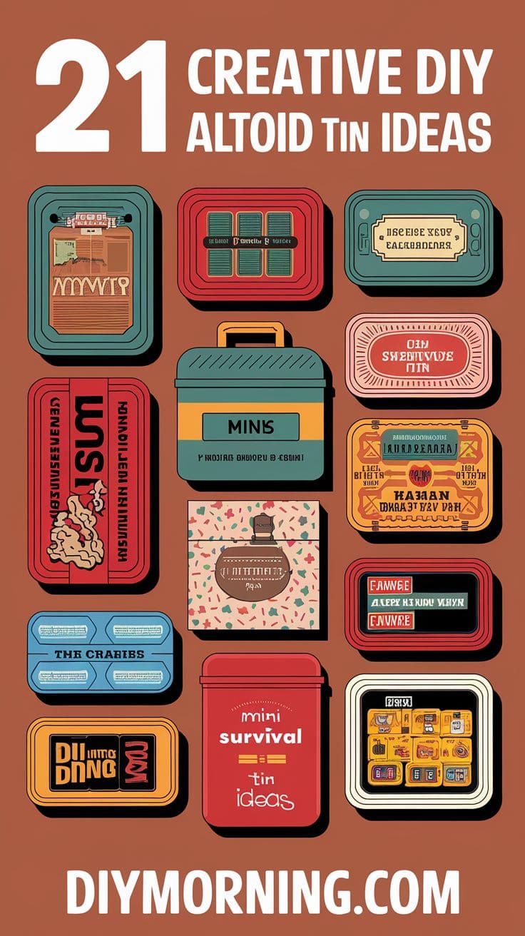 21 Creative DIY Altoid Tin Ideas to Try Today - DIY Morning