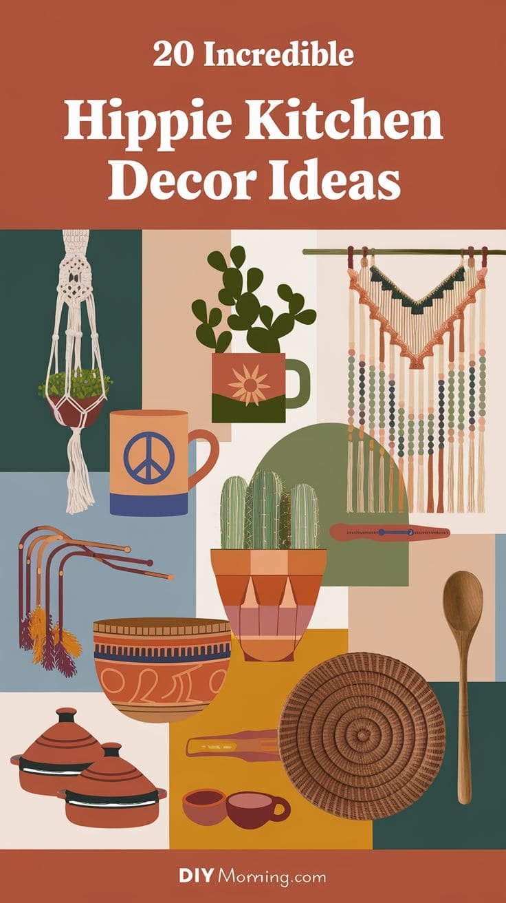 20 Incredible Hippie Kitchen Decor Ideas for a Bohemian Vibe - DIY Morning