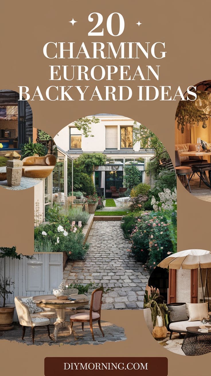 20 Charming European Backyard Ideas to Transform Your Outdoor Space ...