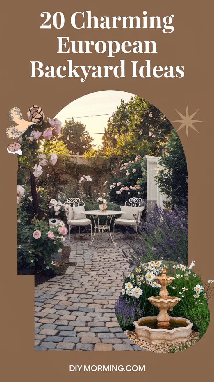 20 Charming European Backyard Ideas to Transform Your Outdoor Space ...