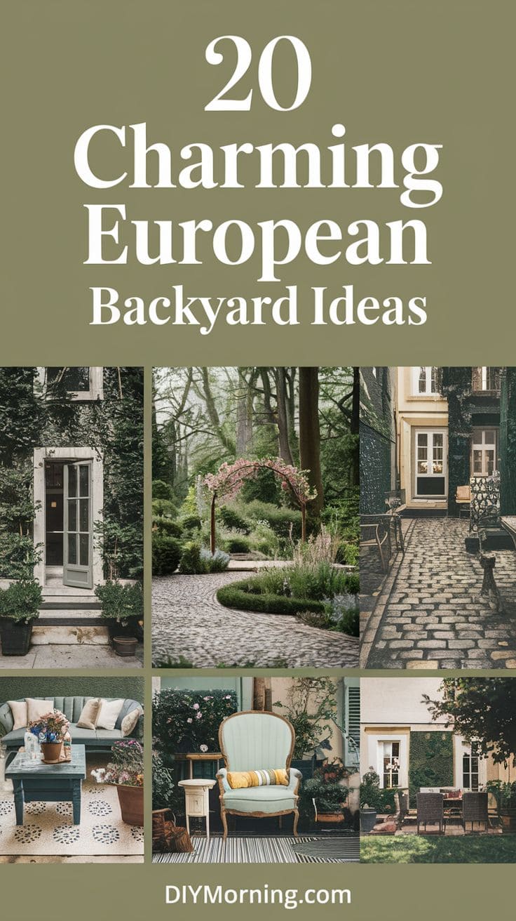 20 Charming European Backyard Ideas to Transform Your Outdoor Space ...