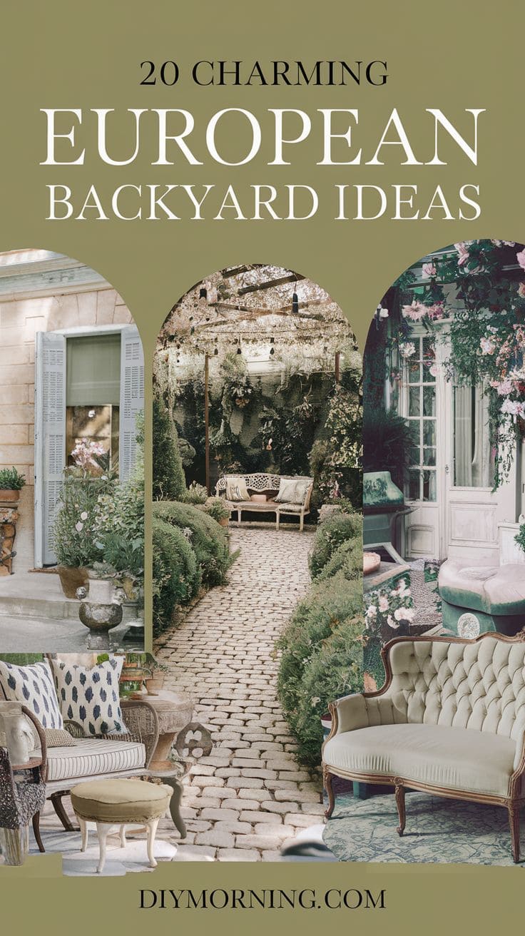 20 Charming European Backyard Ideas to Transform Your Outdoor Space ...