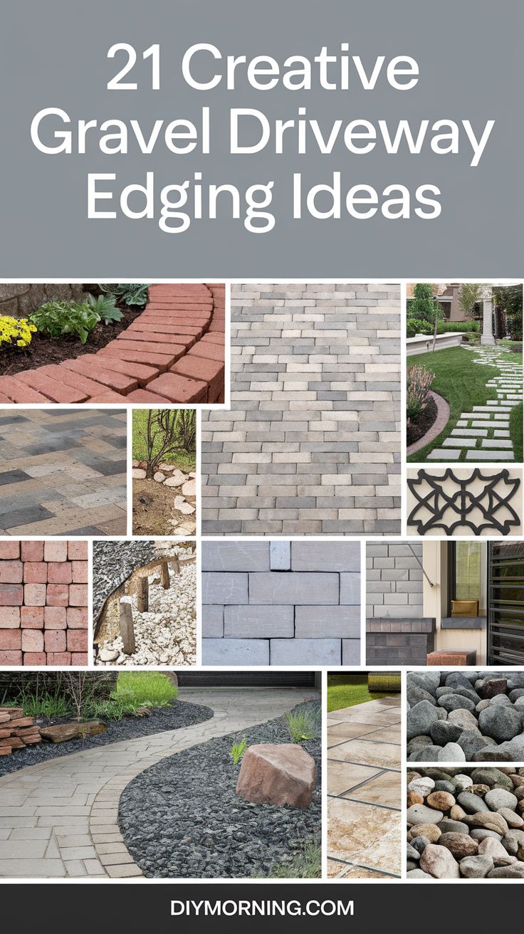 21 Creative Gravel Driveway Edging Ideas to Enhance Your Curb Appeal ...