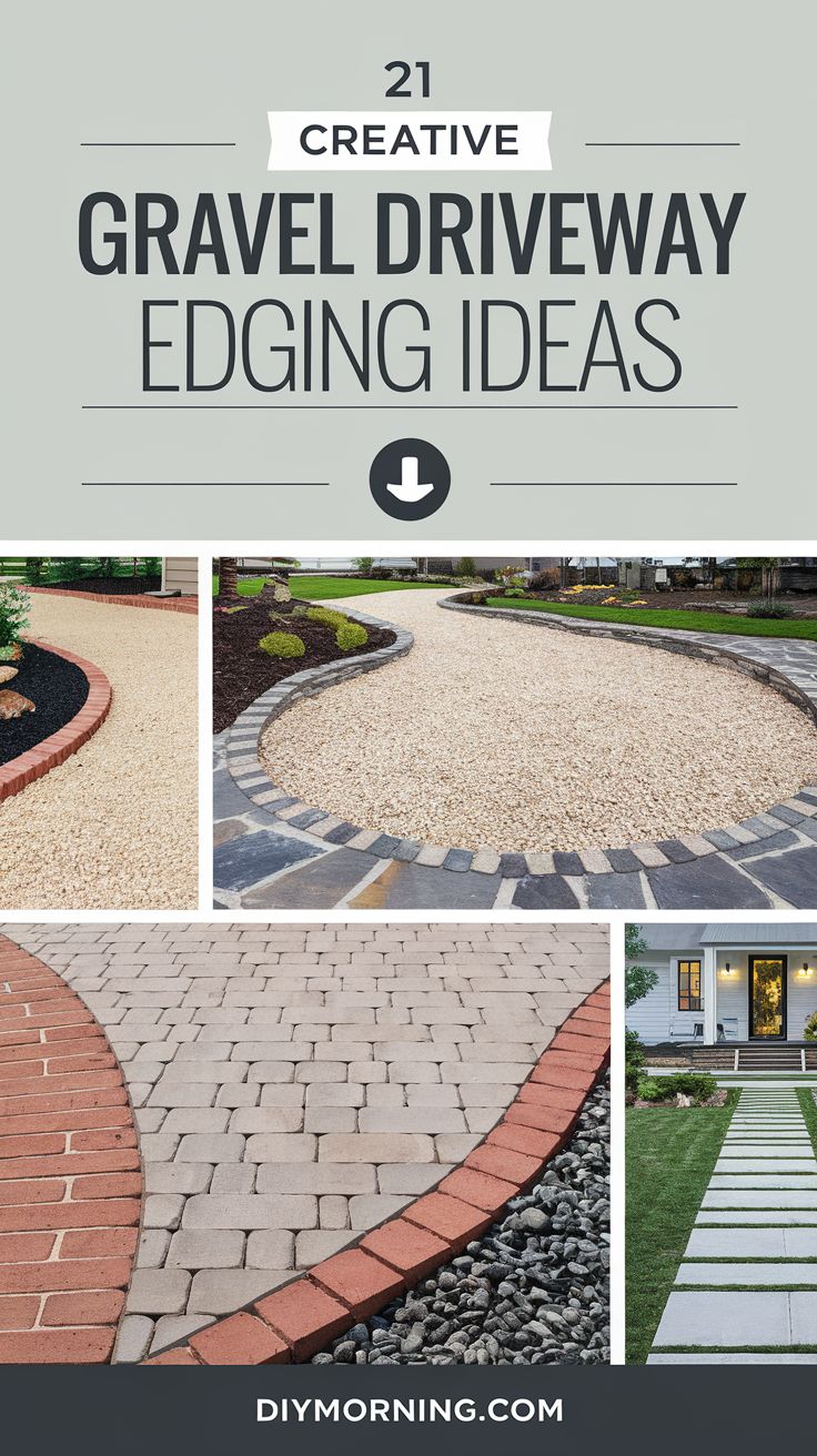 21 Creative Gravel Driveway Edging Ideas to Enhance Your Curb Appeal ...