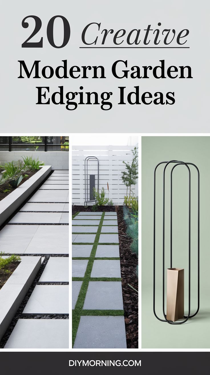 20 Creative Modern Garden Edging Ideas To Enhance Your Outdoor Space