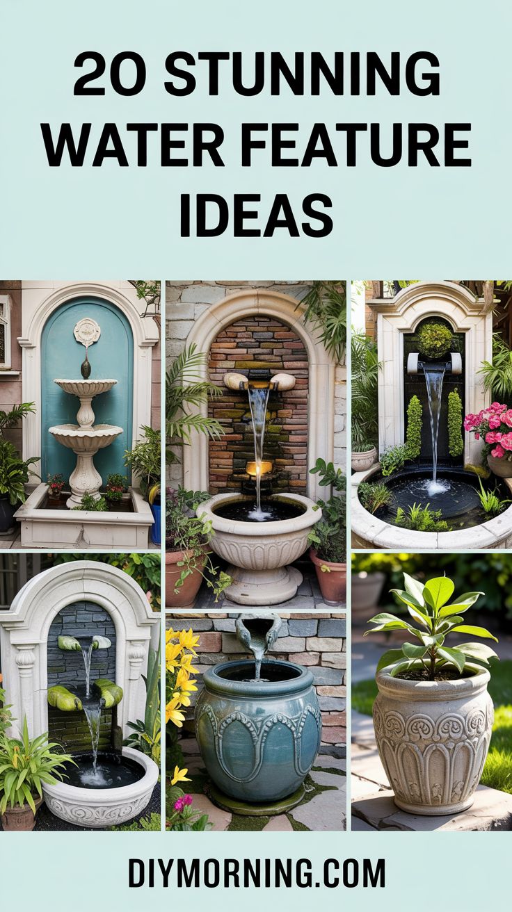20 Stunning Water Feature Ideas to Transform Your Backyard - DIY Morning